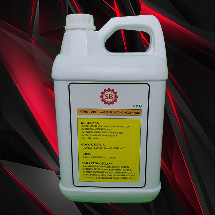 SB SUPER BETON SPN - 200 WATER REDUCING ADMIXTURE 5 KG / obat pengeras ...