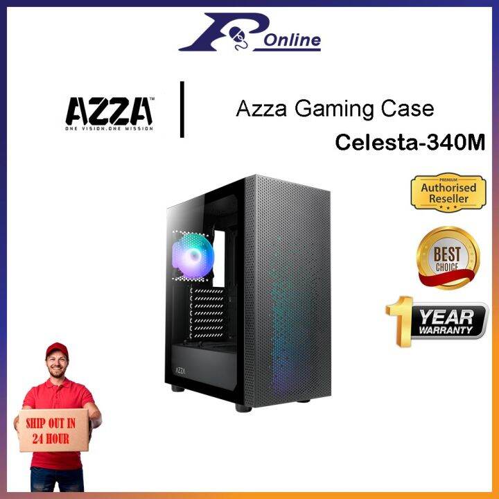Azza Celesta 340M ARGB ATX Mid Tower Gaming Case | Lazada