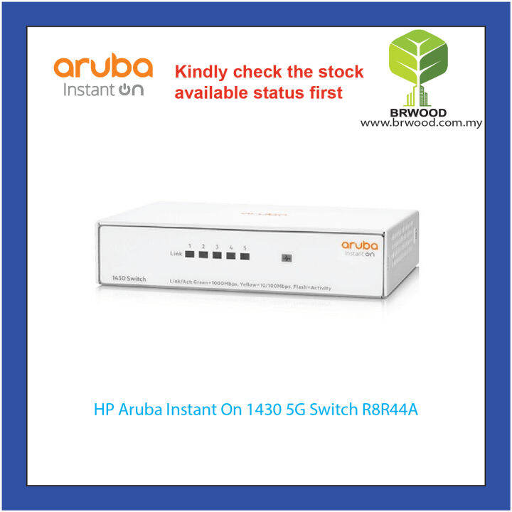HP ARUBA R8R44A : Aruba Instant On 1430 5G Switch | Lazada