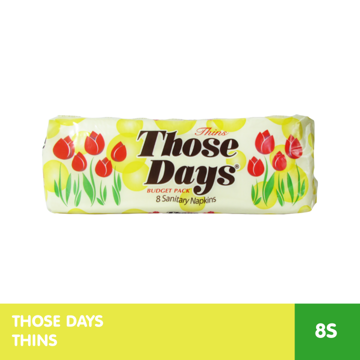 Those Days Sanitary Napkin Thins 8s | Lazada PH