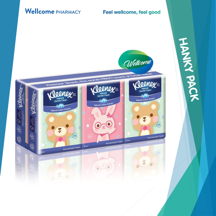 Kleenex Ultrasoft 3-ply Facial Tissue 9 Sheets Hanky Pack - Disney ...