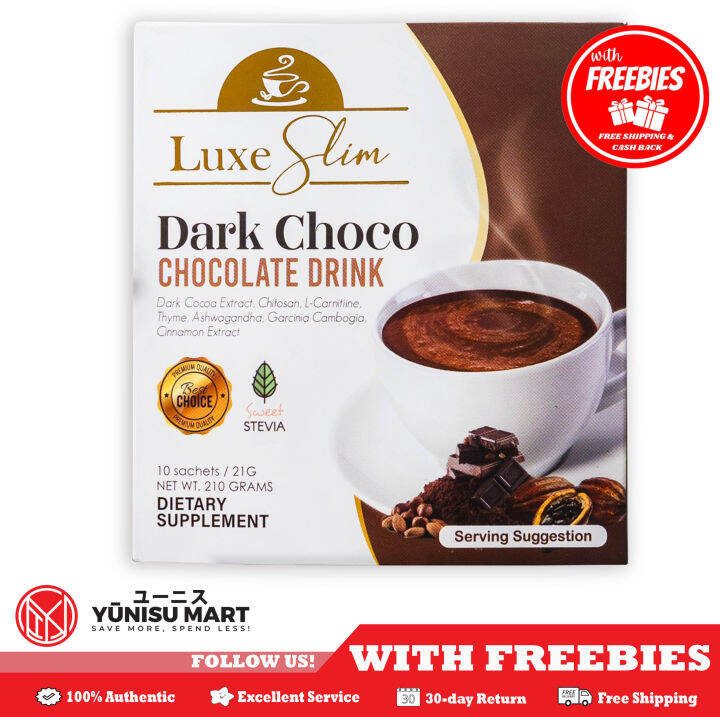 Luxe Slim Dark Chocolate Flavor (With Freebies) | Lazada PH