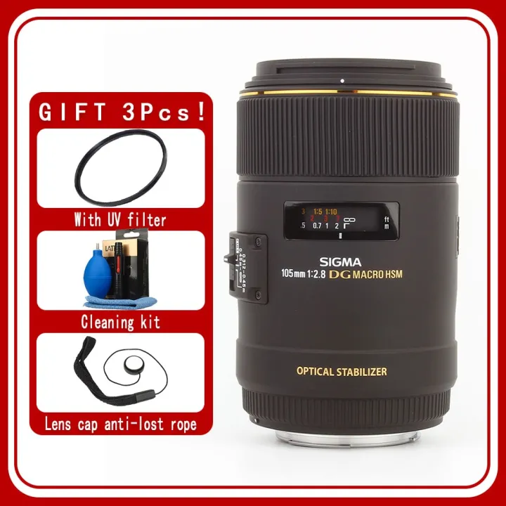 Sigma 105Mm F/2.8 EX DG OS HSM Macro Lens For Nikon Canon | Lazada PH