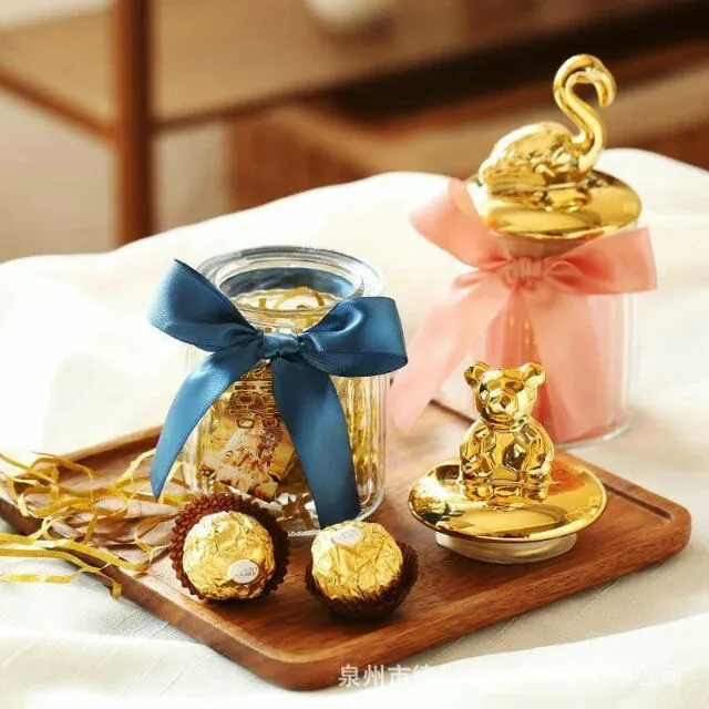 European Style Ceramic Animal Candy Snacks Glass Jar OP | Lazada PH