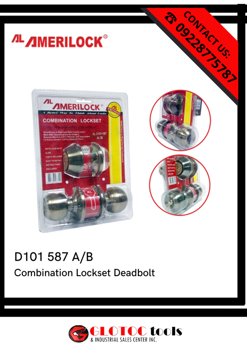 AMERILOCK Combination Lockset Deadbolt D101 587 A/B | Lazada PH