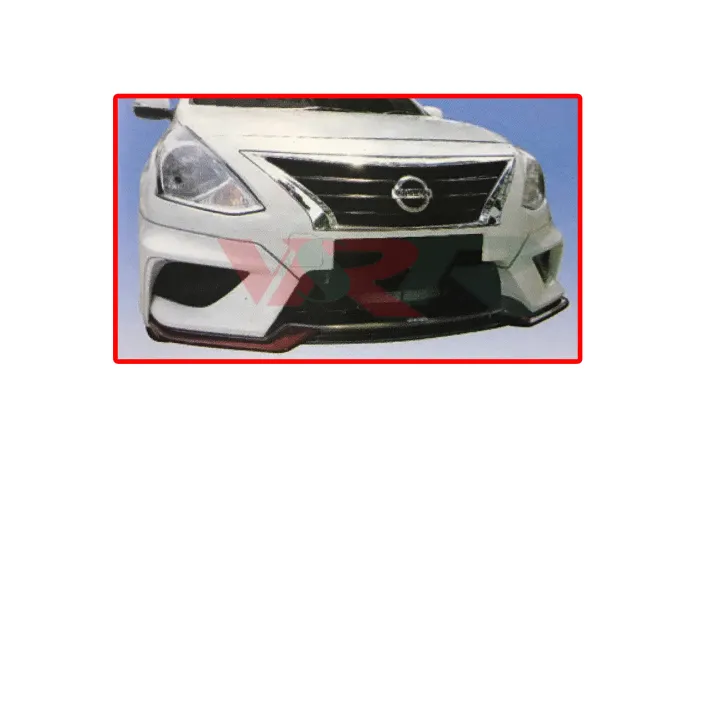 Nissan Almera N17 (2015 Facelift) NISMO Front Skirt Skirting With Logo ...