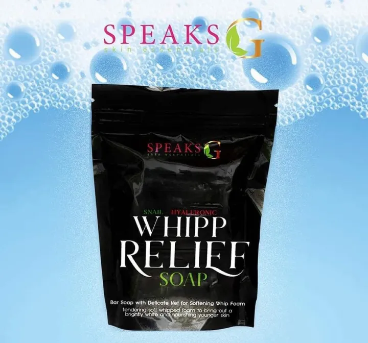 Speaks G - Whipp Relief Soap with Net | Lazada PH