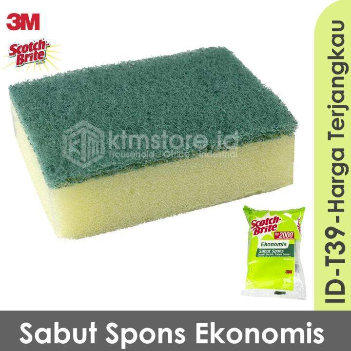 3M Scotch Brite Sabut Spons Cuci Piring Ekonomis ID T39 | Lazada Indonesia