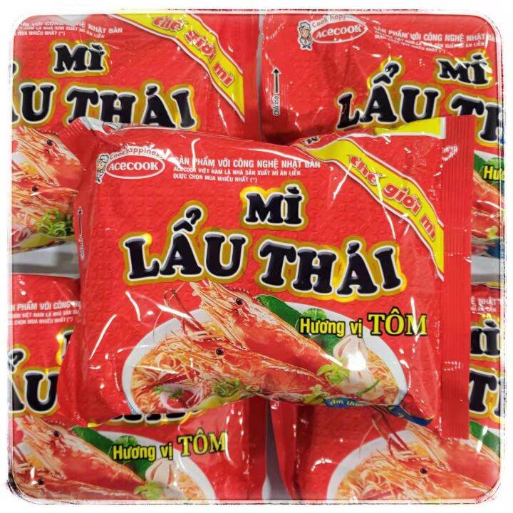 Mi Lau Thai Acecook - Tomyam Flavor Instant Noodle 81g | Lazada