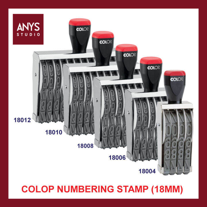 COLOP (18mm Height) Numbering Stamp | Lazada