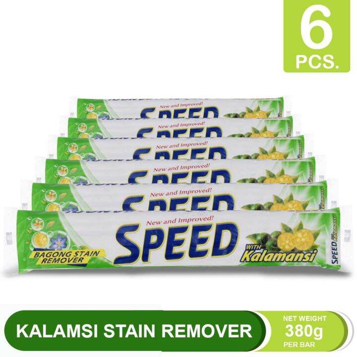 Set of 6 New and Improved SPEED with Kalamansi Ladry Soap , Bar Soap ...