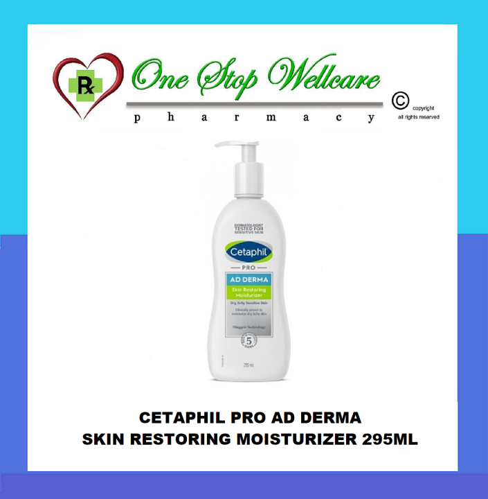 CETAPHIL PRO AD DERMA SKIN RESTORING MOISTURIZER 295ML (EXP:08/2024 ...