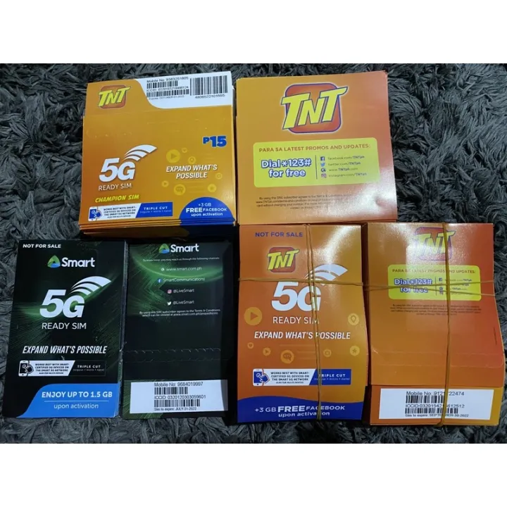 HOT TNT 5g / Smart 5g / Fresh Sim Card | Lazada PH