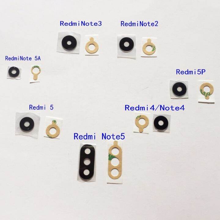 ฝาปิดเลนส์กระจกกล้องถ่ายรูปหลังด้านหลังสำหรับ Xiaomi Redmi 4 5 5plus Redmi Note 1 2 3 4 5 Note ...