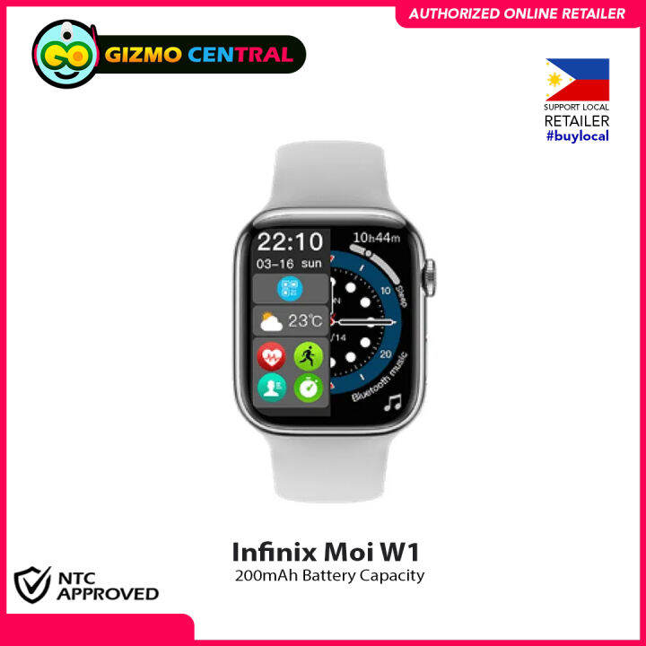 Infinix Moi W1 Watch | Wireless Charging | 44mm Dial Size | Lazada PH