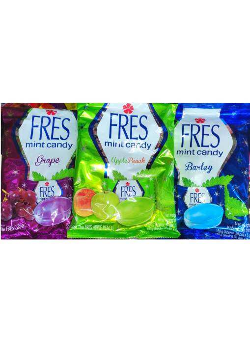 Fres Mint Candy Sweets Barley ApplePeach Cherry Grape Flavor Candies 50 ...