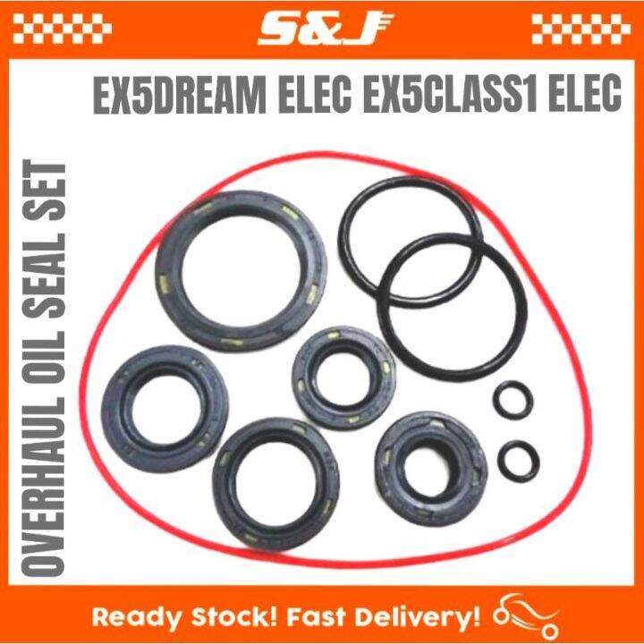 HONDA ENGINE OVERHAUL OIL SEAL SET C70 GBO EX5 KRISS KICK , EX5 DREAM ...