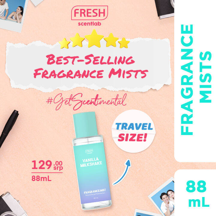 Fresh Scentlab Fragrance Mist Vanilla Milkshake 88mL | Lazada PH