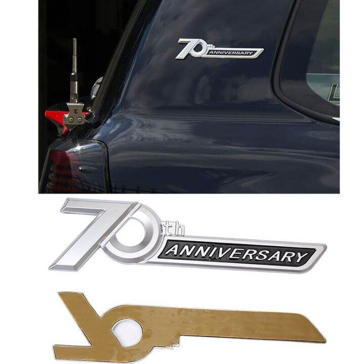 For Toyota Land Cruiser 200 300 FJ200 LC300 70Th Anniversary Silver ABS ...