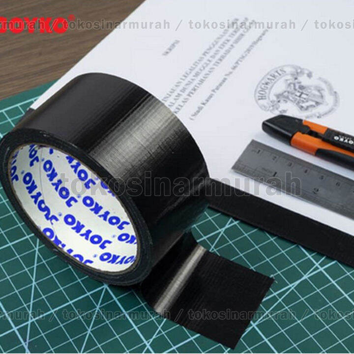 Joyko Lakban Kain / Jilid Hitam 48 mm (2'' Blue Core) | Lazada Indonesia