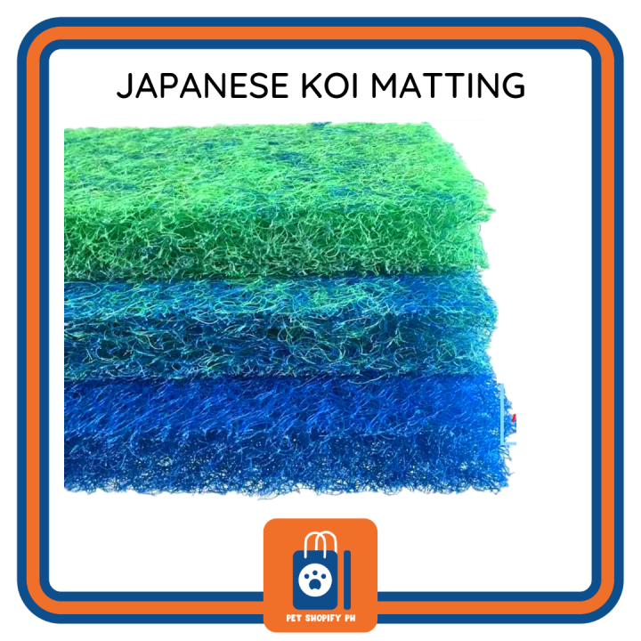 JAPANESE KOI MATTING - AQUARIUM/POND JAP MAT ( THREE COLORS & TWO SIZES ...