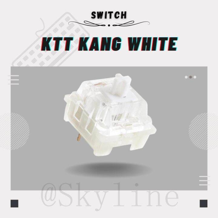 【In Stock】KTT Kang White Linear Switches (10/30-Pack) (Stock/Lubed) KTT ...
