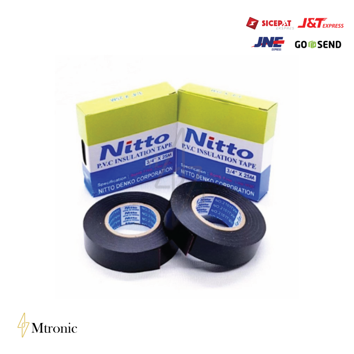 Nitto Isolasi Listrik 3/4 25M | Lazada Indonesia