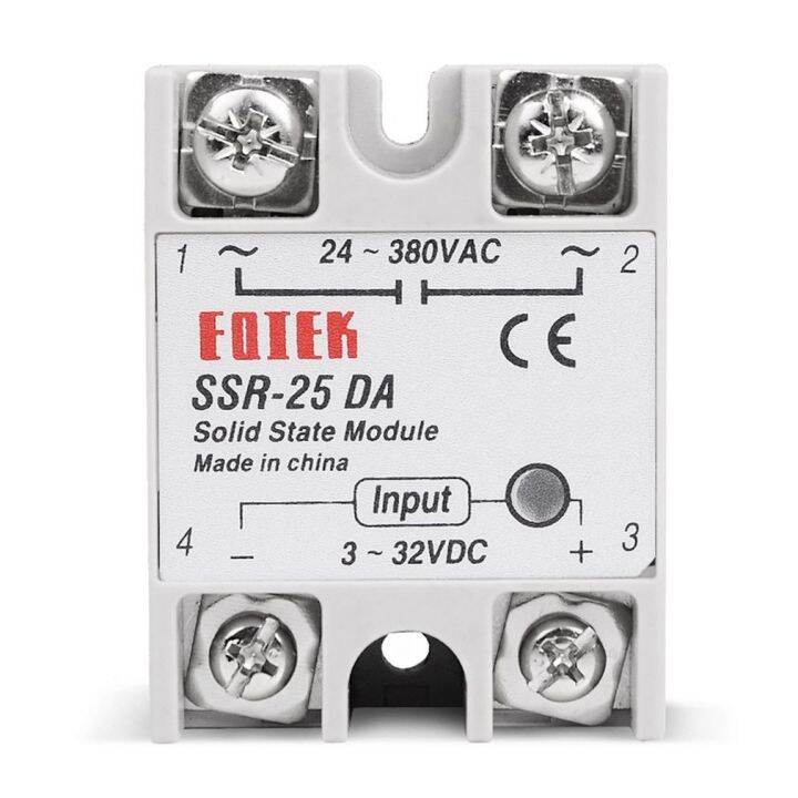 【CW】 Solid State Relay DC AC 10A 25A 40A 60A 80A 100A 12V 3 32V TO 220V 24 380V Load Single ...