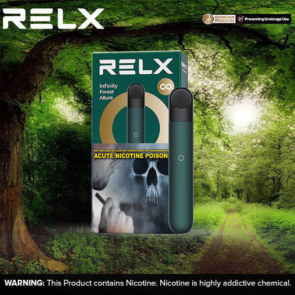 RELX INFINITY STARTER BUNDLE (1 Device + 1 POD Tangy Purple) | Lazada PH