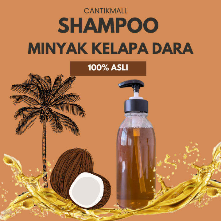 SHAMPOO KELAPA EKSTRAK 100% TULEN | Lazada
