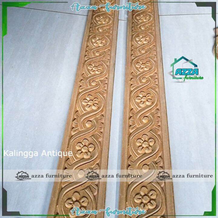 ORNAMEN UKIRAN TEMPEL LIS KAYU JATI UKIR paling murah KS | Lazada Indonesia