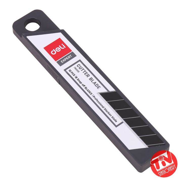 Refill / Isi Cutter DELI Black Blade Besar (1 pack = 10 pcs) | Lazada ...