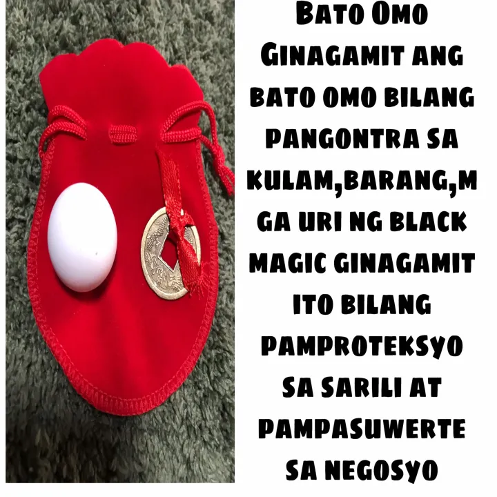 Bato Omo Large 1pcs Pampasuwerte sa Negosyo at pangontra sa may ...