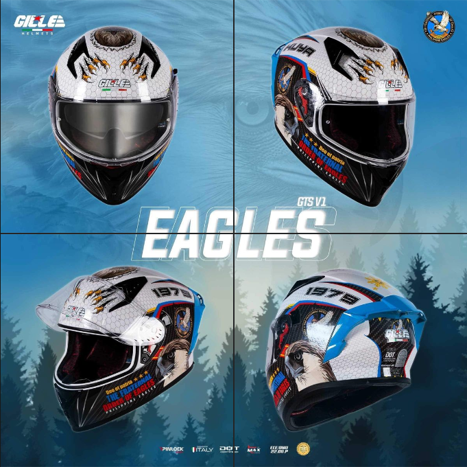 Limited Edition Gille TFOE-PE Agila-inspired helmet By Alley Motors ...