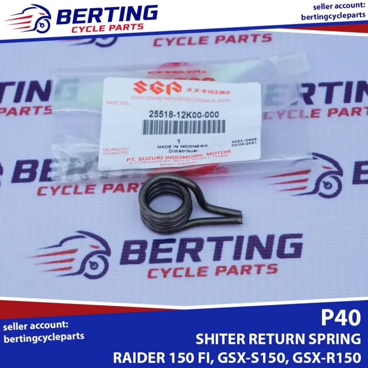 Suzuki SGP Gear Shifter Return Spring for Raider 150 FI GSX-S150 GSX ...