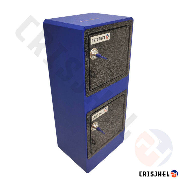 Dual Door Blue Alkansya Vault Multi Purpose Box Ipon Box Challenge 2023 ...