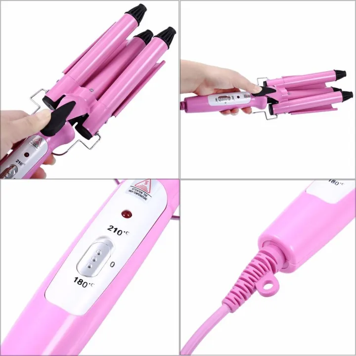 CLY JJ928 Professional Hair Waver Wave Curler Ceramic Hair Curling Iron ...
