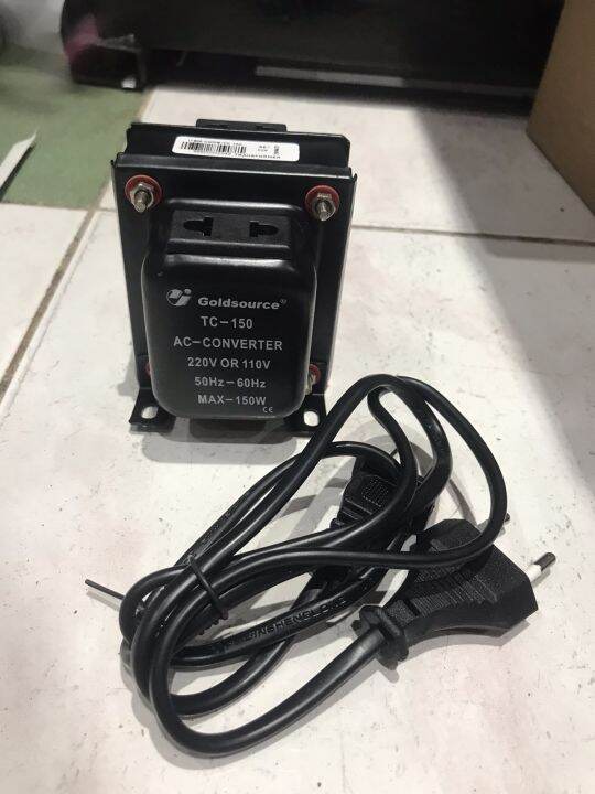 Goldsource TC-150 Step Up Step Down Transformer 150 Watts | Lazada PH