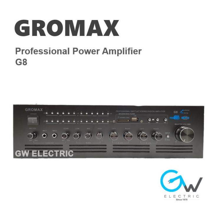 Gromax G8T Professional Power Amplifier for Swiftlet Farming, up to 600 ...