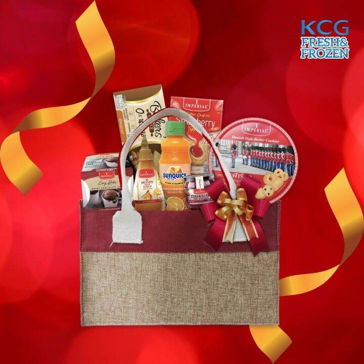 Gift Set กระเช้าของขวัญปีใหม่ เคซีจีสุขภาพดี KCG New Year Celebration Hamper | Lazada.co.th