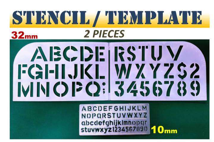Stencil Letter and Alphabet Stencil Sets DIY Craft Layering Stencils ...