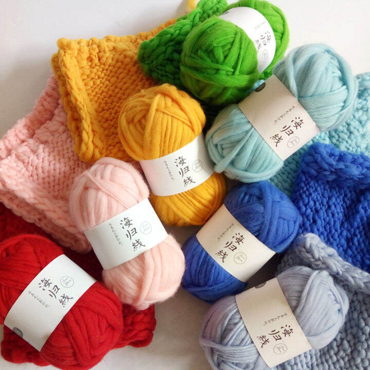 Shicheng เส้นด้ายถักนิตติ้งสำหรับผ้าห่ม,เข็มถักไหมพรมสีพื้นแบบนิ่มจำนวน ...