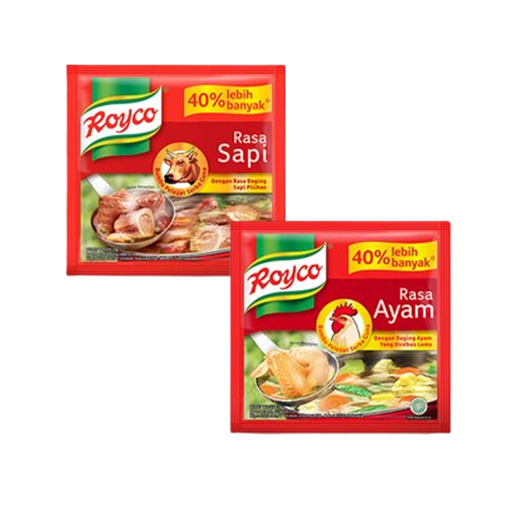 Royco Penyedap Rasa Ayam dan sapi Sachet 8G isi 2 sachet | Lazada Indonesia