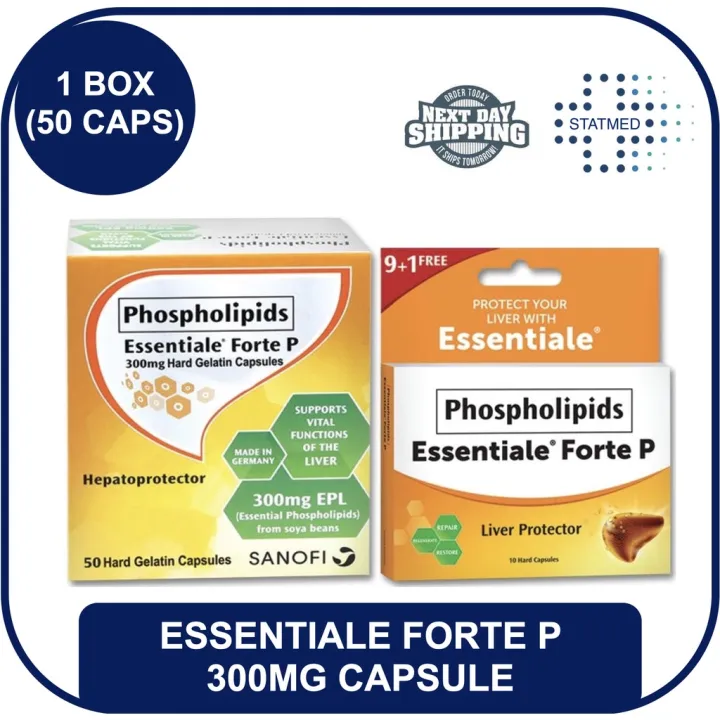 Essentiale Forte P Phospholipids 300mg Liver Care Capsule 1 box [50 ...