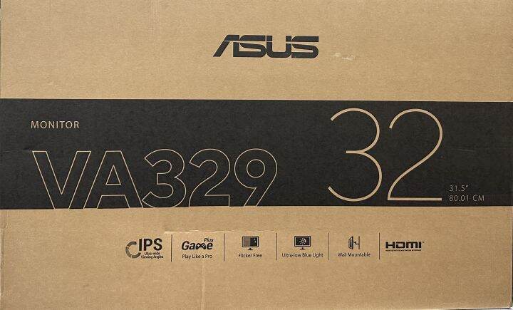 Monitor ASUS VA329HE 31.5'' (IPS, VGA, HDMI) FREESYNC 75Hz (รับประกัน3 ...