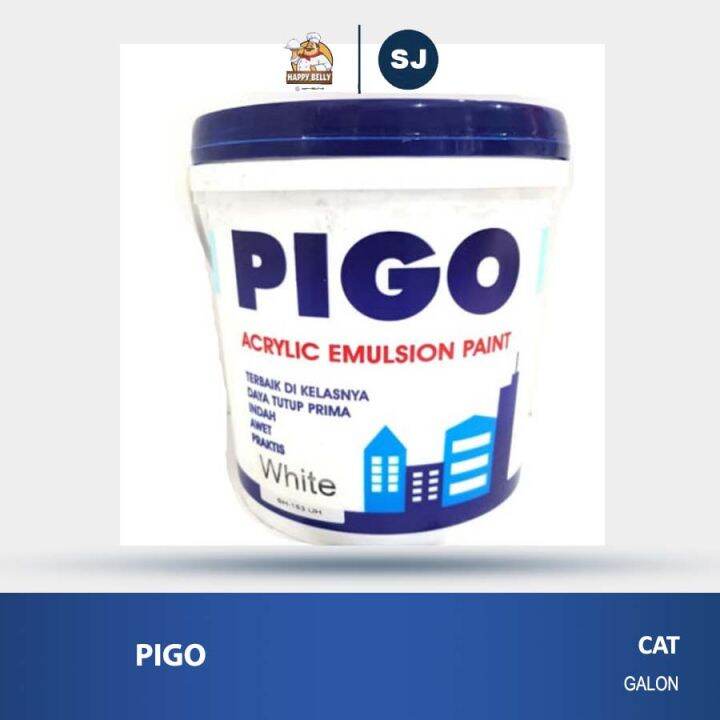 Cat Tembok Pigo White 5Kg Bisa Gosend/Grab | Lazada Indonesia