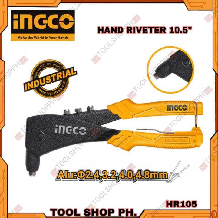 INGCO Heavy Duty Hand Riveter HR105 10.5" | Lazada PH