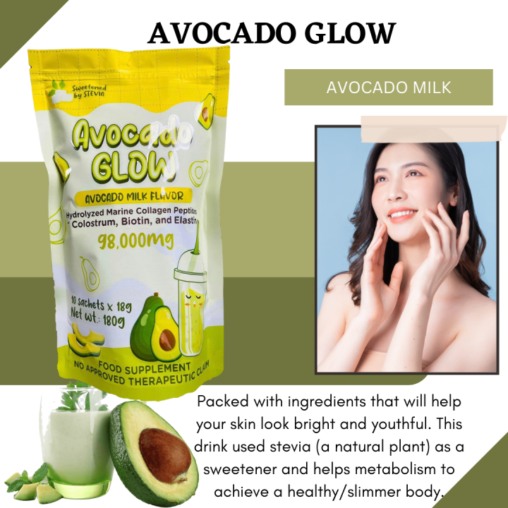 FAST EFFECTIVE AVOCADO GLOW AVOCADO MILK FLAVOR Sweetened By Stevia 98 ...