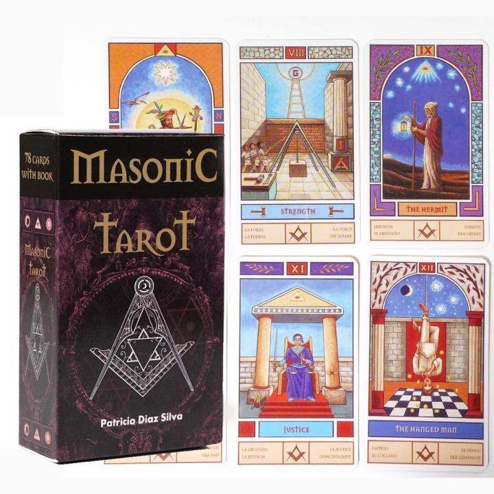 Masonic Tarot Deck cards Patricio Diaz Silva esoteric fortune telling ...