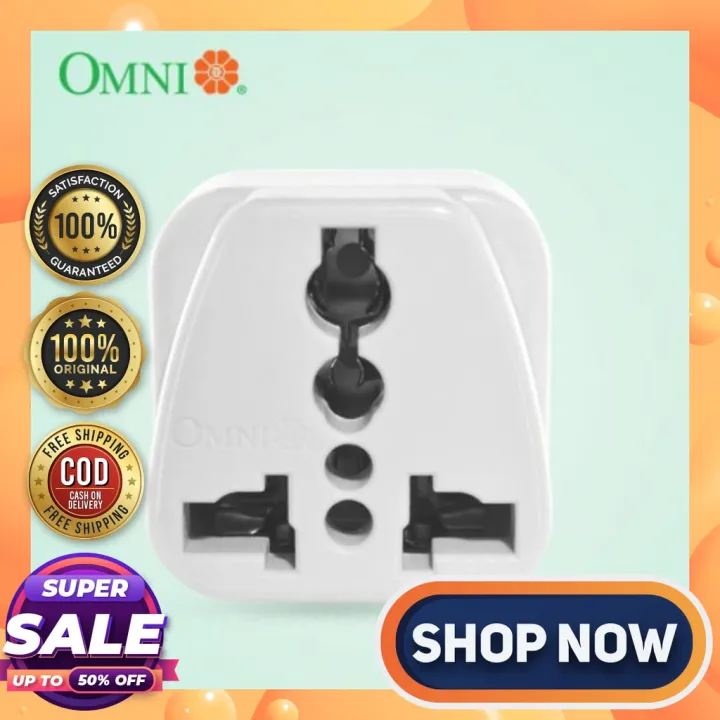 Original OMNI Universal Socket Adapter 10A 250V~ - WUA-002 | Lazada PH